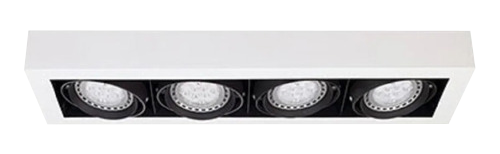 PLAFON PL022/4 SPACE 4L AR111 BLANCO GU10